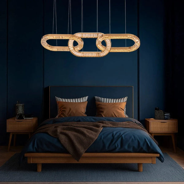 Infinity Crystal Loop Chandelier – Lumora Lights
