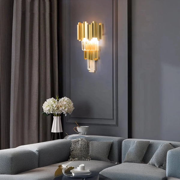 Vida Golden Mamba Wall Light – Lumora Lights
